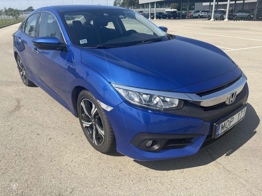 Zils Honda Civic 2018 Šauļi, ar dzinēja tilpumu 1.50 L un nobraukumu 77 tūkst. km par 13400 €, foto 4 vietnē AUTOMOTO.COM.LV