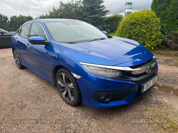 Blue Honda Civic 2019 in Tallinn, with an engine capacity of 1.60 L and mileage of 118 thousand km for 15000 €, photo 4 on AUTOMOTO.COM.LV