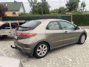 Brown Honda Civic 2007 in Klaipeda, with an engine capacity of 1.80 L and mileage of 66 thousand km for 6500 €, photo 8 on AUTOMOTO.COM.LV