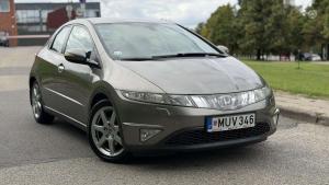 Brown Honda Civic 2008 in Vilnius, with an engine capacity of 1.80 L and mileage of 180 thousand km for 3350 €, photo  on AUTOMOTO.COM.LV