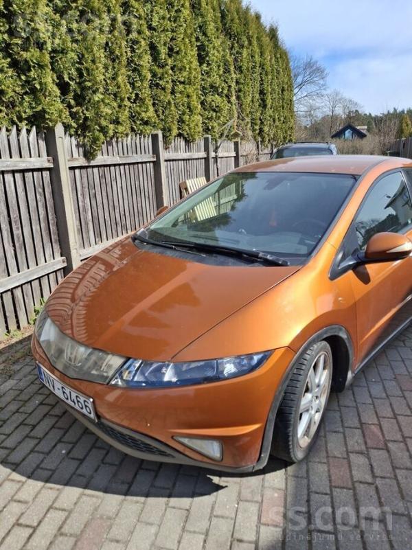 Brūns Honda Civic 2008 Rīga, ar dzinēja tilpumu 1.80 L un nobraukumu 221 tūkst. km par 1290 €, foto 3 vietnē AUTOMOTO.COM.LV