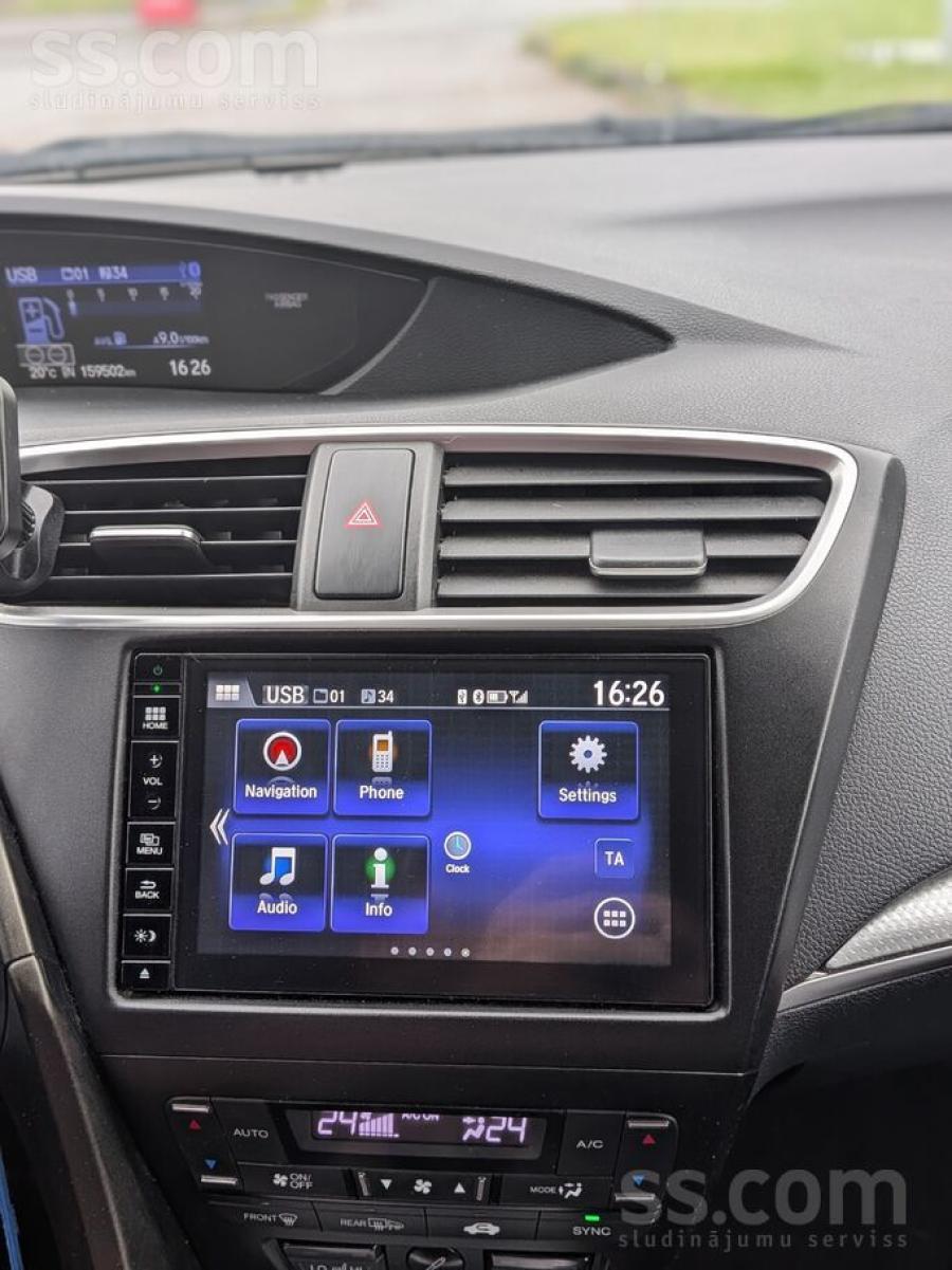 Brūns Honda Civic 2015 Jelgava, ar dzinēja tilpumu 1.80 L un nobraukumu 160 tūkst. km par 8550 €, foto 16 vietnē AUTOMOTO.COM.LV