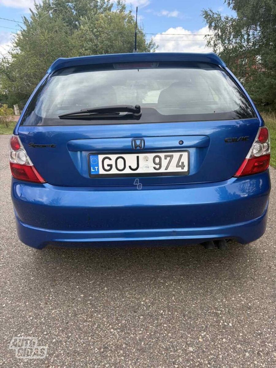 Honda Civic 2004 in Vilnius, with an engine capacity of 1.70 L and mileage of 281 thousand km for 1299 €, photo 8 on AUTOMOTO.COM.LV