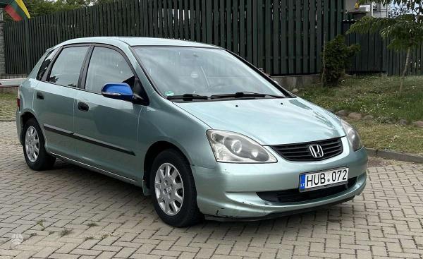 Zaļš Honda Civic 2004 Viļņa, ar dzinēja tilpumu 1.40 L un nobraukumu 196 tūkst. km par 1250 €, foto 3 vietnē AUTOMOTO.COM.LV