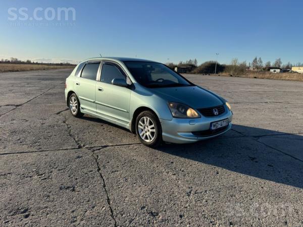 Green Honda Civic 2005 in Riga, with an engine capacity of 1.60 L and mileage of 0 thousand km for 1499 €, photo 7 on AUTOMOTO.COM.LV
