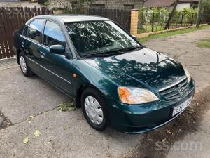 Зеленый Хонда Цивик 2001 в Елгава, объемом двигателя 1.60 л и пробегом 215 тыс. км за 1390 €, фото  на AUTOMOTO.COM.LV