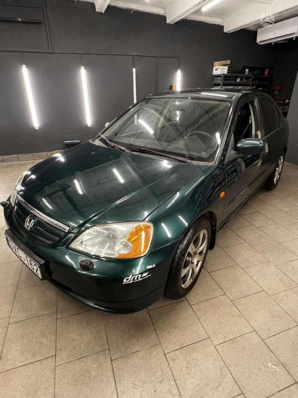 Zaļš Honda Civic 2002 Viļņa, ar dzinēja tilpumu 1.60 L un nobraukumu 225 tūkst. km par 650 €, foto 3 vietnē AUTOMOTO.COM.LV