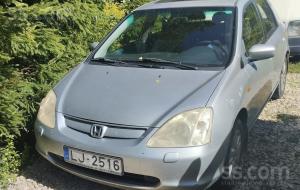 Grey Honda Civic 2001 in Riga, with an engine capacity of 1.60 L and mileage of 266 thousand km for 1150 €, photo  on AUTOMOTO.COM.LV
