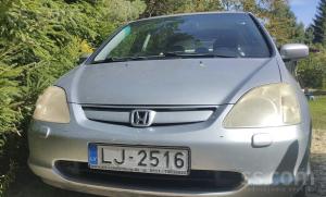 Серый Хонда Цивик 2001 в Рига, объемом двигателя 1.60 л и пробегом 266 тыс. км за 1150 €, фото 3 на AUTOMOTO.COM.LV