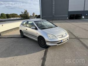 Grey Honda Civic 2002 in Riga, with an engine capacity of 1.40 L and mileage of 277 thousand km for 1150 €, photo  on AUTOMOTO.COM.LV