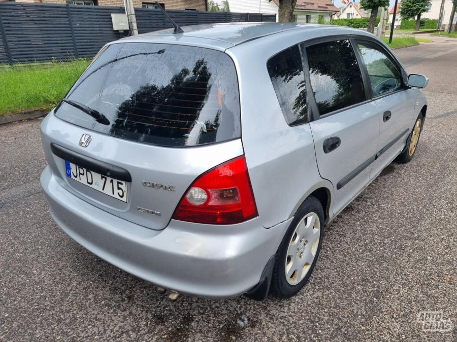 Pelēks Honda Civic 2003 Alīta, ar dzinēja tilpumu 1.70 L un nobraukumu 267 tūkst. km par 650 €, foto 7 vietnē AUTOMOTO.COM.LV