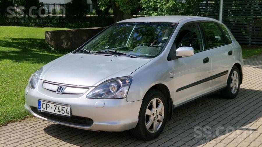 Pelēks Honda Civic 2003 Rīga, ar dzinēja tilpumu 1.60 L un nobraukumu 0 tūkst. km par 1290 €, foto 4 vietnē AUTOMOTO.COM.LV