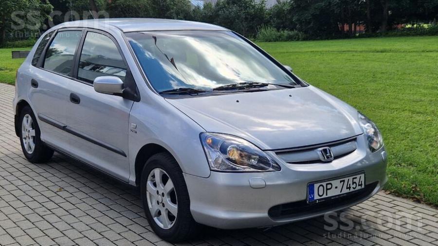 Pelēks Honda Civic 2003 Rīga, ar dzinēja tilpumu 1.60 L un nobraukumu 0 tūkst. km par 1290 €, foto 5 vietnē AUTOMOTO.COM.LV