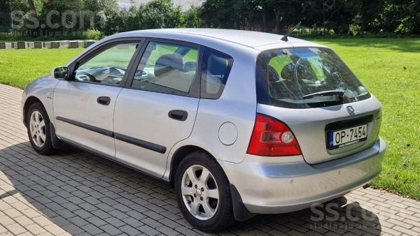 Grey Honda Civic 2003 in Riga, with an engine capacity of 1.60 L and mileage of 0 thousand km for 1290 €, photo 7 on AUTOMOTO.COM.LV