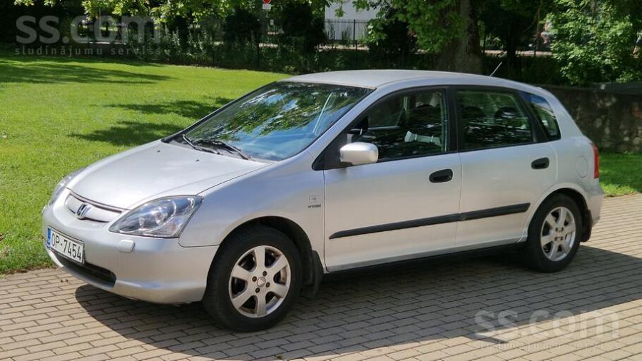 Pelēks Honda Civic 2003 Rīga, ar dzinēja tilpumu 1.60 L un nobraukumu 0 tūkst. km par 1290 €, foto 10 vietnē AUTOMOTO.COM.LV