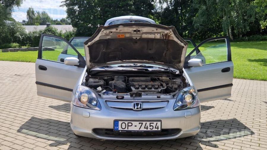 Pelēks Honda Civic 2003 Rīga, ar dzinēja tilpumu 1.60 L un nobraukumu 0 tūkst. km par 1290 €, foto 30 vietnē AUTOMOTO.COM.LV