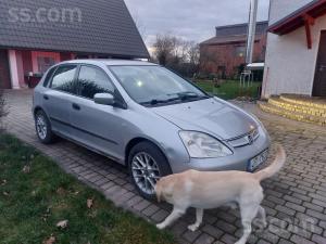 Grey Honda Civic 2003 in Riga, with an engine capacity of 1.40 L and mileage of 266 thousand km for 1450 €, photo 3 on AUTOMOTO.COM.LV