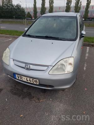 Pelēks Honda Civic 2003 Rīga, ar dzinēja tilpumu 1.70 L un nobraukumu 338 tūkst. km par 400 €, foto  vietnē AUTOMOTO.COM.LV