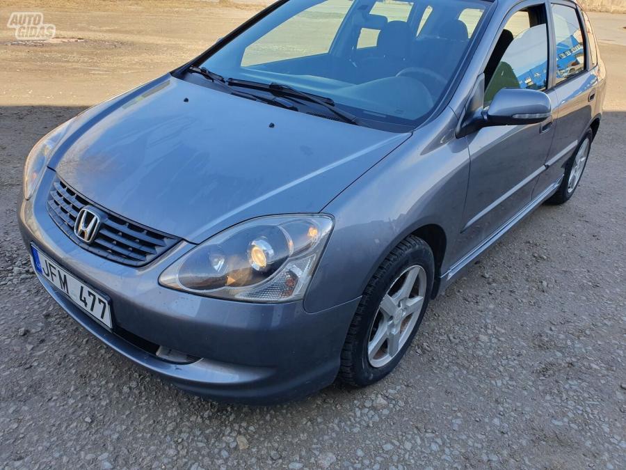 Grey Honda Civic 2004 in Siauliai, with an engine capacity of 1.70 L and mileage of 252 thousand km for 1250 €, photo 3 on AUTOMOTO.COM.LV