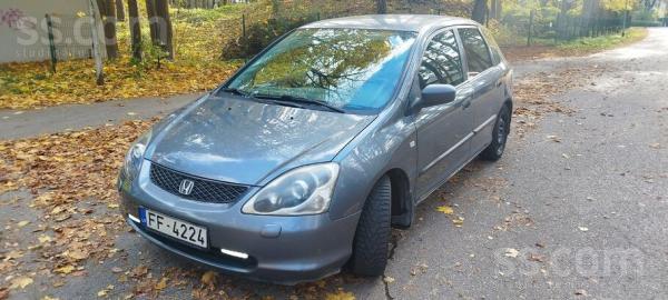 Pelēks Honda Civic 2004 Rīga, ar dzinēja tilpumu 1.40 L un nobraukumu 269 tūkst. km par 1000 €, foto 1 vietnē AUTOMOTO.COM.LV