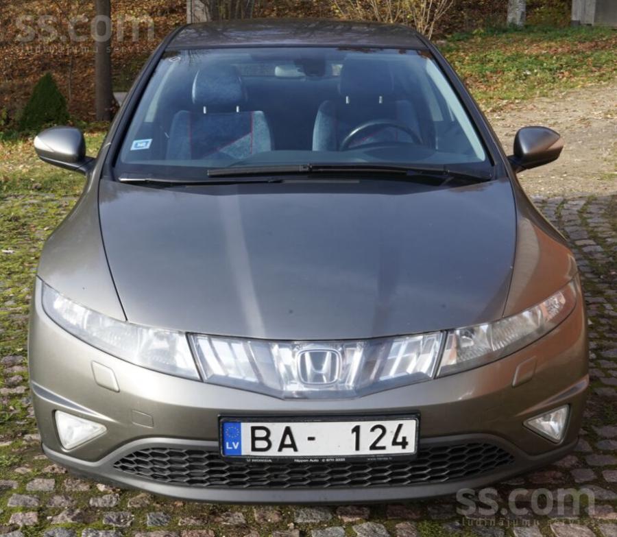 Pelēks Honda Civic 2007 Aizkraukle, ar dzinēja tilpumu 2.20 L un nobraukumu 0 tūkst. km par 2520 €, foto 1 vietnē AUTOMOTO.COM.LV