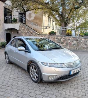 Grey Honda Civic 2007 in Tukums, with an engine capacity of 1.80 L and mileage of 361 thousand km for 1590 €, photo  on AUTOMOTO.COM.LV