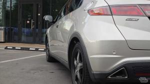Grey Honda Civic 2008 in Alytus, with an engine capacity of 2.20 L and mileage of 259 thousand km for 2500 €, photo 8 on AUTOMOTO.COM.LV