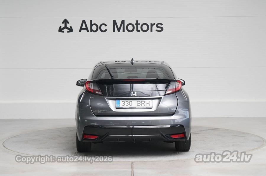 Grey Honda Civic 2016 in Tallinn, with an engine capacity of 1.30 L and mileage of 128 thousand km for 9900 €, photo 6 on AUTOMOTO.COM.LV