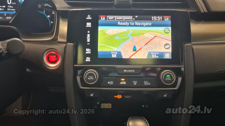 Pelēks Honda Civic 2017 Tartu, ar dzinēja tilpumu 1.50 L un nobraukumu 188 tūkst. km par 14900 €, foto 11 vietnē AUTOMOTO.COM.LV