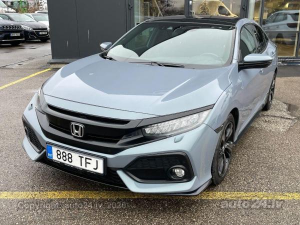 Grey Honda Civic 2018 in Tartu, with an engine capacity of 1.50 L and mileage of 90 thousand km for 15890 €, photo 1 on AUTOMOTO.COM.LV