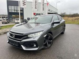 Grey Honda Civic 2018 in Vilnius, with an engine capacity of 1.60 L and mileage of 251 thousand km for 10650 €, photo  on AUTOMOTO.COM.LV