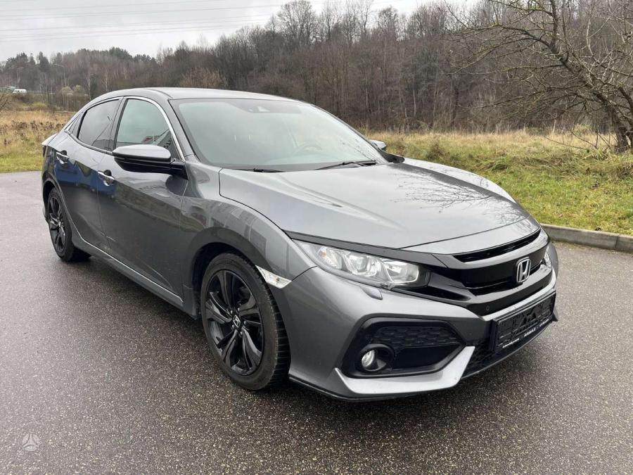 Pelēks Honda Civic 2018 Viļņa, ar dzinēja tilpumu 1.60 L un nobraukumu 251 tūkst. km par 10650 €, foto 3 vietnē AUTOMOTO.COM.LV