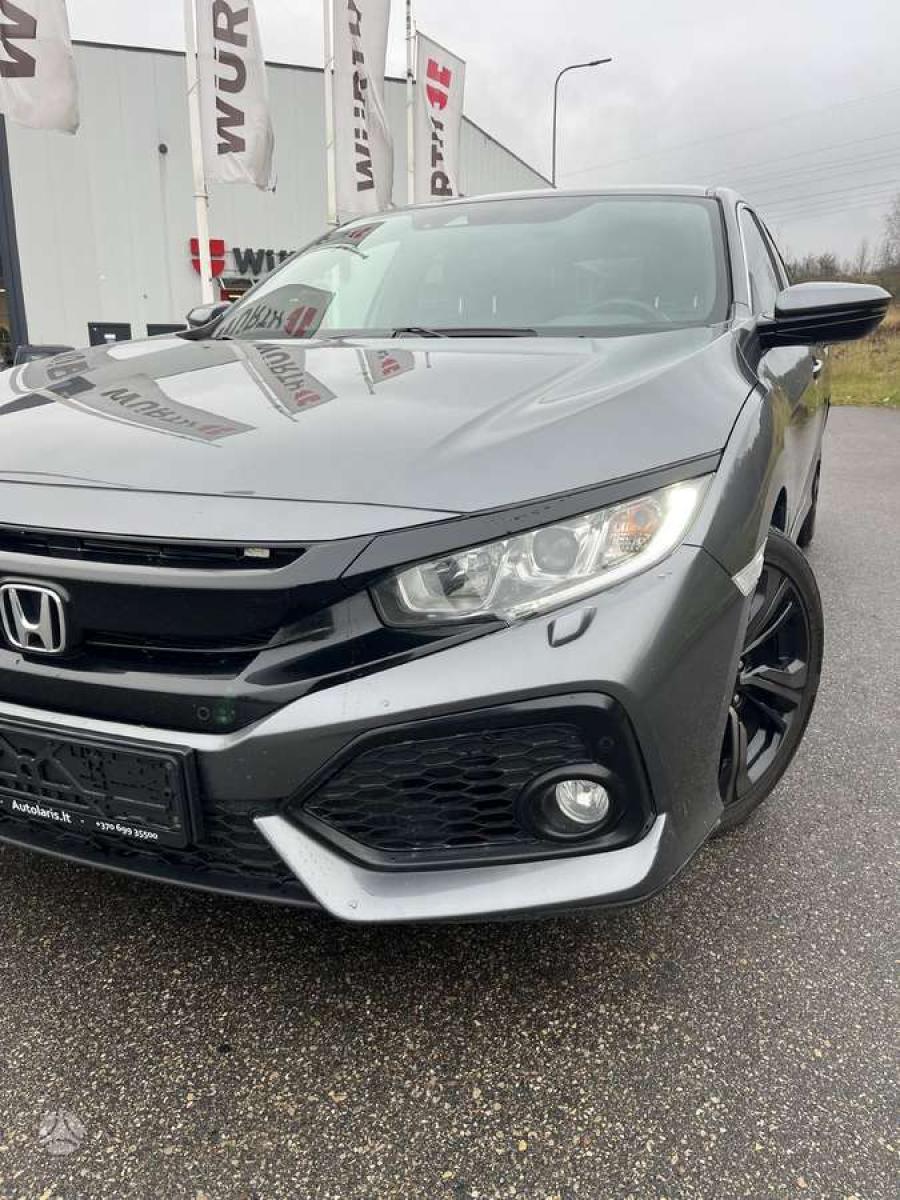 Pelēks Honda Civic 2018 Viļņa, ar dzinēja tilpumu 1.60 L un nobraukumu 251 tūkst. km par 10650 €, foto 13 vietnē AUTOMOTO.COM.LV