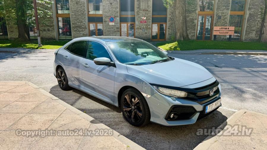Grey Honda Civic 2018 in Tallinn, with an engine capacity of 1.60 L and mileage of 70 thousand km for 16900 €, photo 1 on AUTOMOTO.COM.LV
