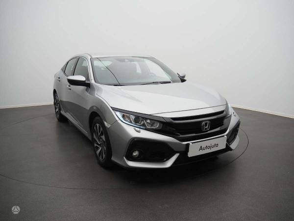 Grey Honda Civic 2019 in Vilnius, with an engine capacity of 0.99 L and mileage of 69 thousand km for 11900 €, photo 3 on AUTOMOTO.COM.LV