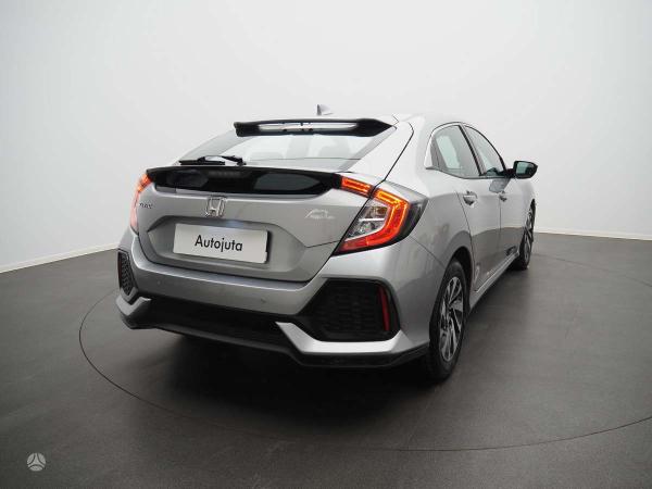 Grey Honda Civic 2019 in Vilnius, with an engine capacity of 0.99 L and mileage of 69 thousand km for 11900 €, photo 4 on AUTOMOTO.COM.LV