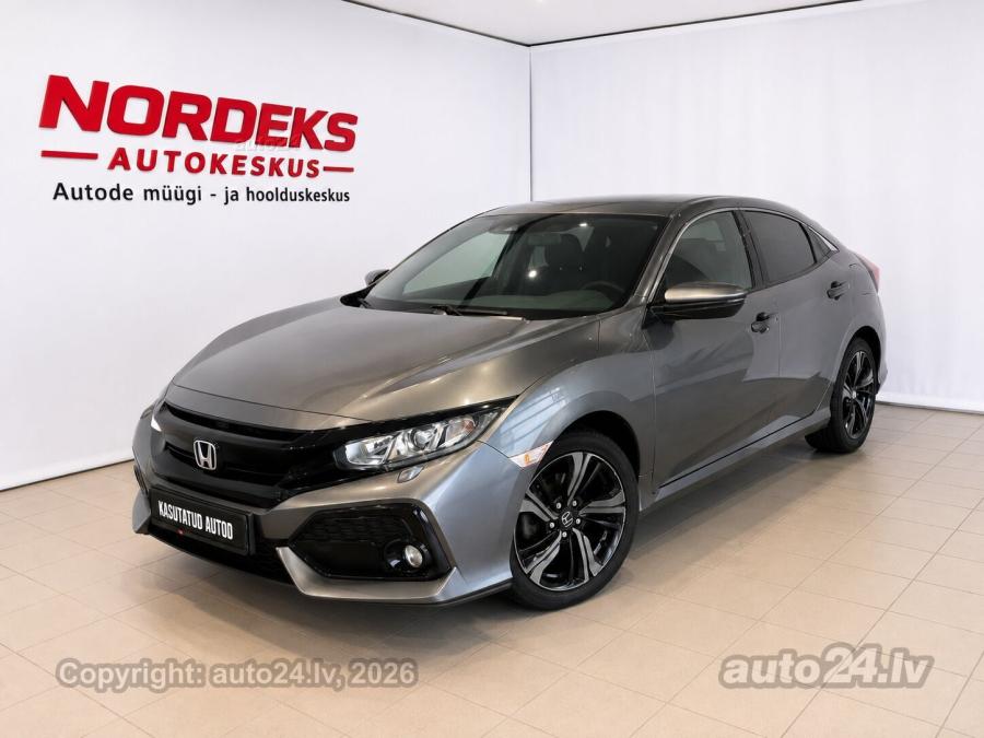 Grey Honda Civic 2019 in Tallinn, with an engine capacity of 1.00 L and mileage of 102 thousand km for 13490 €, photo 1 on AUTOMOTO.COM.LV