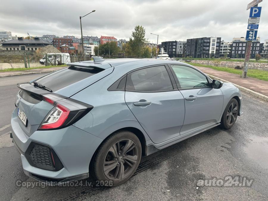 Pelēks Honda Civic 2019 Tallina, ar dzinēja tilpumu 1.50 L un nobraukumu 58 tūkst. km par 17900 €, foto 6 vietnē AUTOMOTO.COM.LV