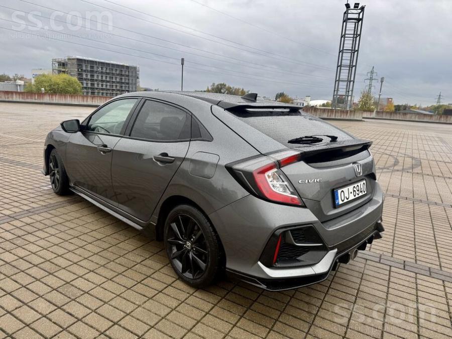Pelēks Honda Civic 2020 Rīga, ar dzinēja tilpumu 1.50 L un nobraukumu 83 tūkst. km par 14750 €, foto 7 vietnē AUTOMOTO.COM.LV