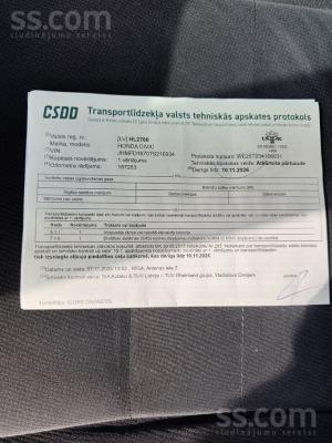 Серый Хонда Цивик 2007 в Рига, объемом двигателя 1.80 л и пробегом 191 тыс. км за 1900 €, фото 8 на AUTOMOTO.COM.LV