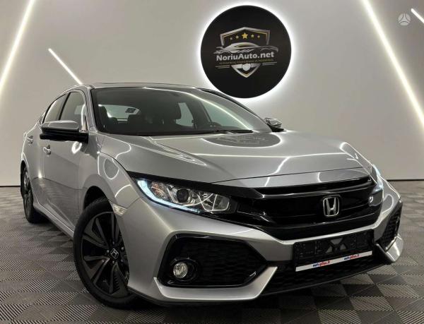 Grey Honda Civic 2017 in Marijampole, with an engine capacity of 1.50 L and mileage of 149 thousand km for 9650 €, photo 1 on AUTOMOTO.COM.LV