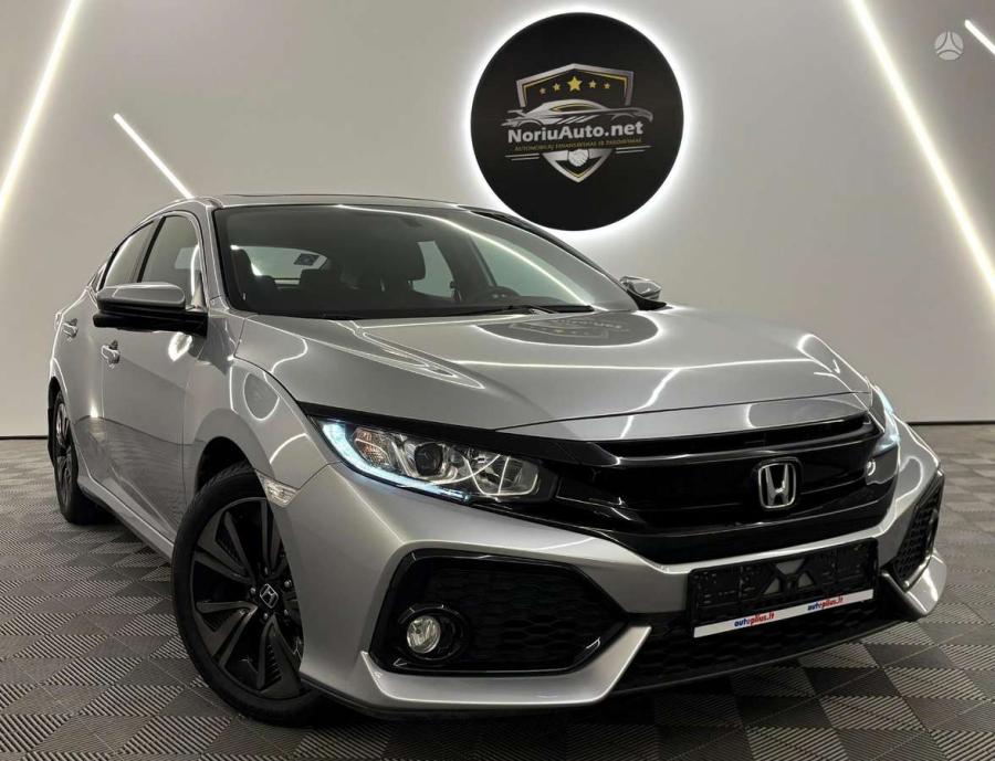 Grey Honda Civic 2017 in Marijampole, with an engine capacity of 1.50 L and mileage of 149 thousand km for 9650 €, photo 1 on AUTOMOTO.COM.LV