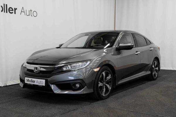 Grey Honda Civic 2018 in Tallinn, with an engine capacity of 1.50 L and mileage of 121 thousand km for 14500 €, photo 1 on AUTOMOTO.COM.LV
