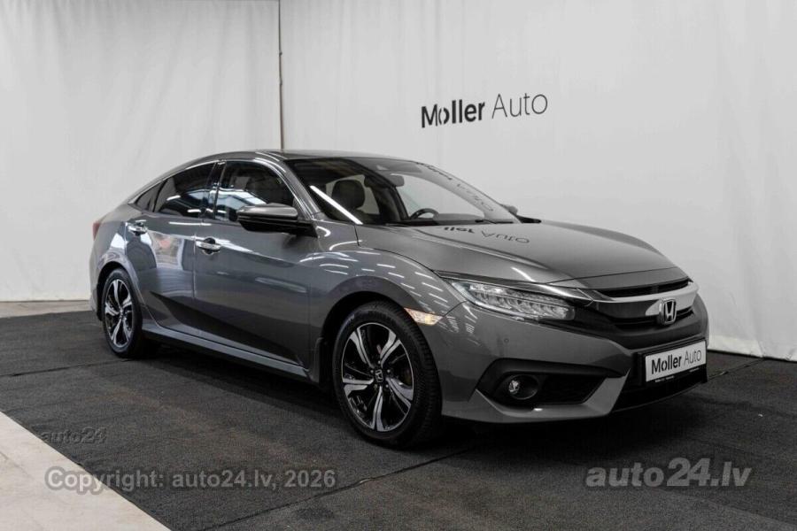 Grey Honda Civic 2018 in Tallinn, with an engine capacity of 1.50 L and mileage of 121 thousand km for 14500 €, photo 5 on AUTOMOTO.COM.LV