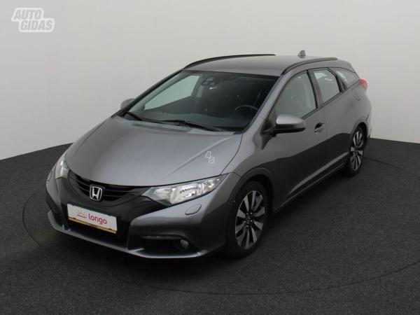 Grey Honda Civic 2014 in Vilnius, with an engine capacity of 1.60 L and mileage of 206 thousand km for 6799 €, photo 1 on AUTOMOTO.COM.LV