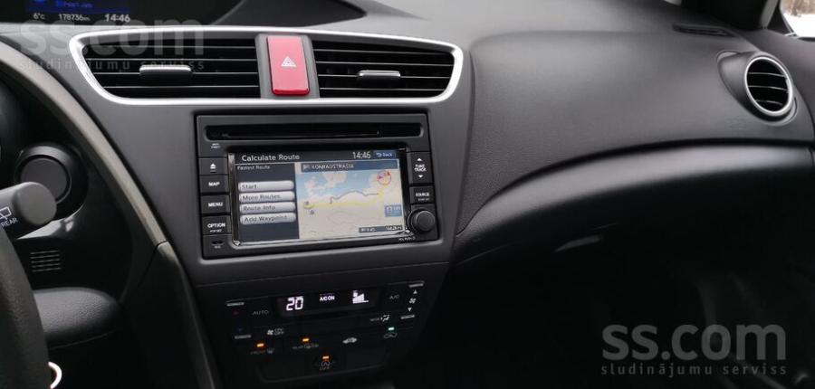 Pelēks Honda Civic 2015 Rīga, ar dzinēja tilpumu 1.60 L un nobraukumu 192 tūkst. km par 7300 €, foto 17 vietnē AUTOMOTO.COM.LV