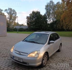 Honda Civic 2001 Rīga, ar dzinēja tilpumu 1.60 L un nobraukumu 251 tūkst. km par 950 €, foto  vietnē AUTOMOTO.COM.LV