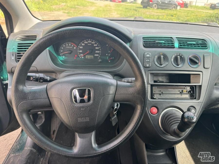 Honda Civic 2002 in Vilnius, with an engine capacity of 1.40 L and mileage of 191 thousand km for 380 €, photo 11 on AUTOMOTO.COM.LV