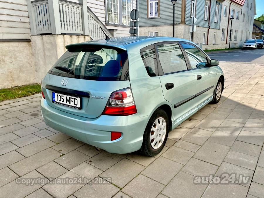 Хонда Цивик 2005 в Хаапсалу, объемом двигателя 1.40 л и пробегом 152 тыс. км за 1199 €, фото 4 на AUTOMOTO.COM.LV