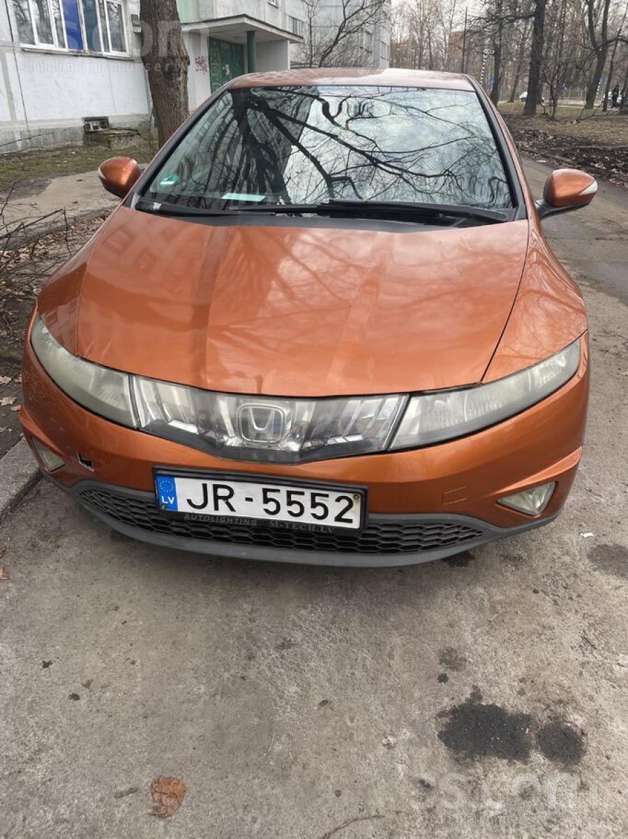 Oranžs Honda Civic 2008 Rīga, ar dzinēja tilpumu 1.40 L un nobraukumu 177 tūkst. km par 2600 €, foto 1 vietnē AUTOMOTO.COM.LV